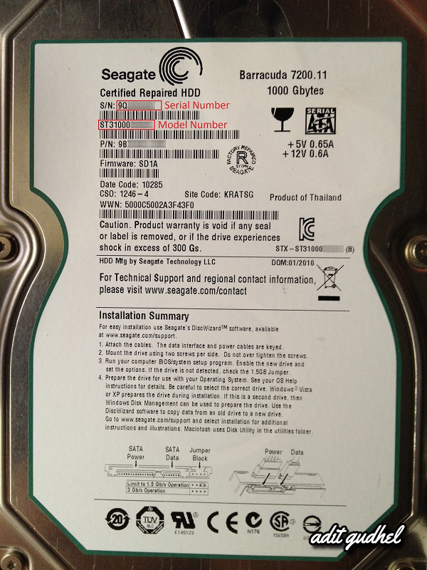 Cara RMA Hard Disk Seagate