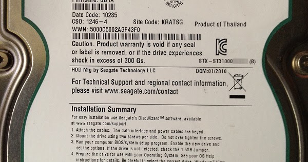 Cara RMA Hard Disk Seagate