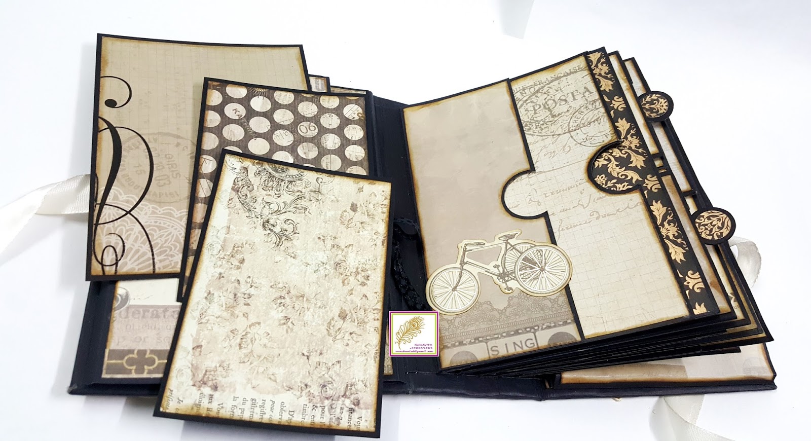 VREnchanted Color, Craft & more....: Vintage Memories Mini Album/Scrapbook