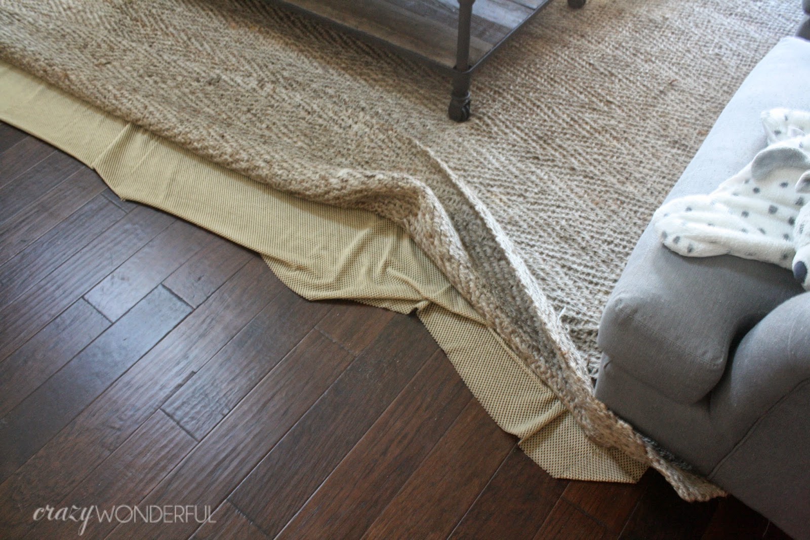 rug FAQ + rug pad corner review - Crazy Wonderful
