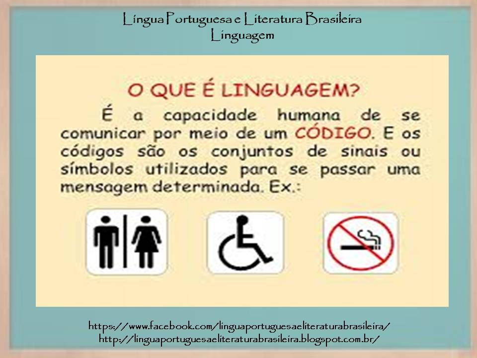 Língua Portuguesa : Conceito de Linguagem