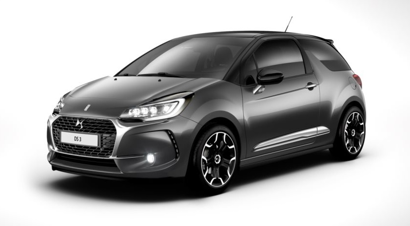 DS 3 Restylée (2016 à 2018) - Couleurs et code peinture