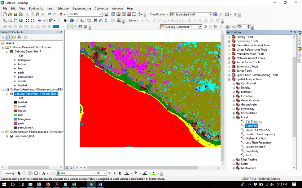 biawakjantan: Uji Akurasi Hasil Klasifikasi Menggunakan ArcMap