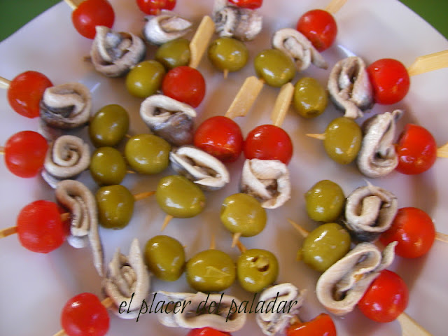 el placer del paladar: Rueda de Boquerones en Vinagre