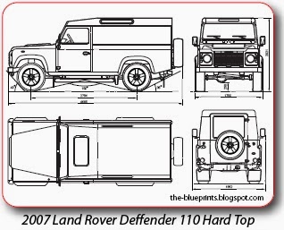 Vector Blueprints - Cars, Trucks, Busses and others: Land Rover ...