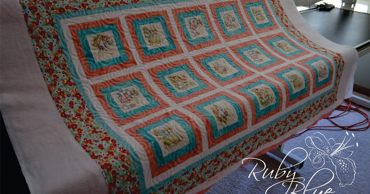 Ruby Blue Quilting Studio: Machine Quilting: Beatrix Potter