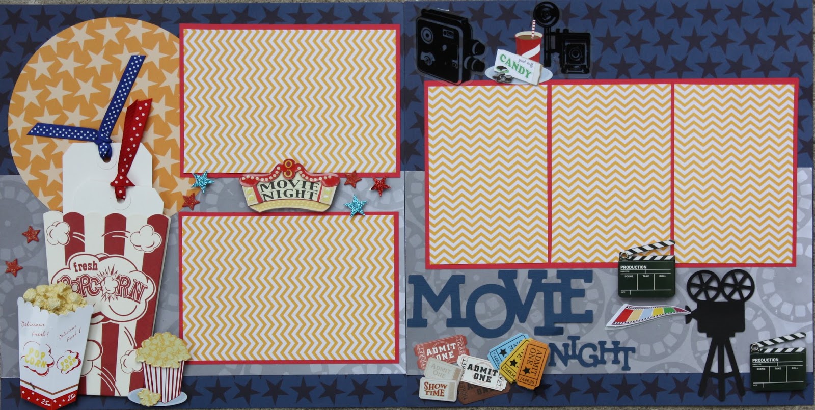 AMAZING GRACE Paper Crafts: Movie Night