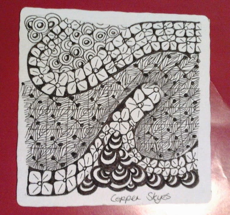 Tickled To Tangle: April 2014