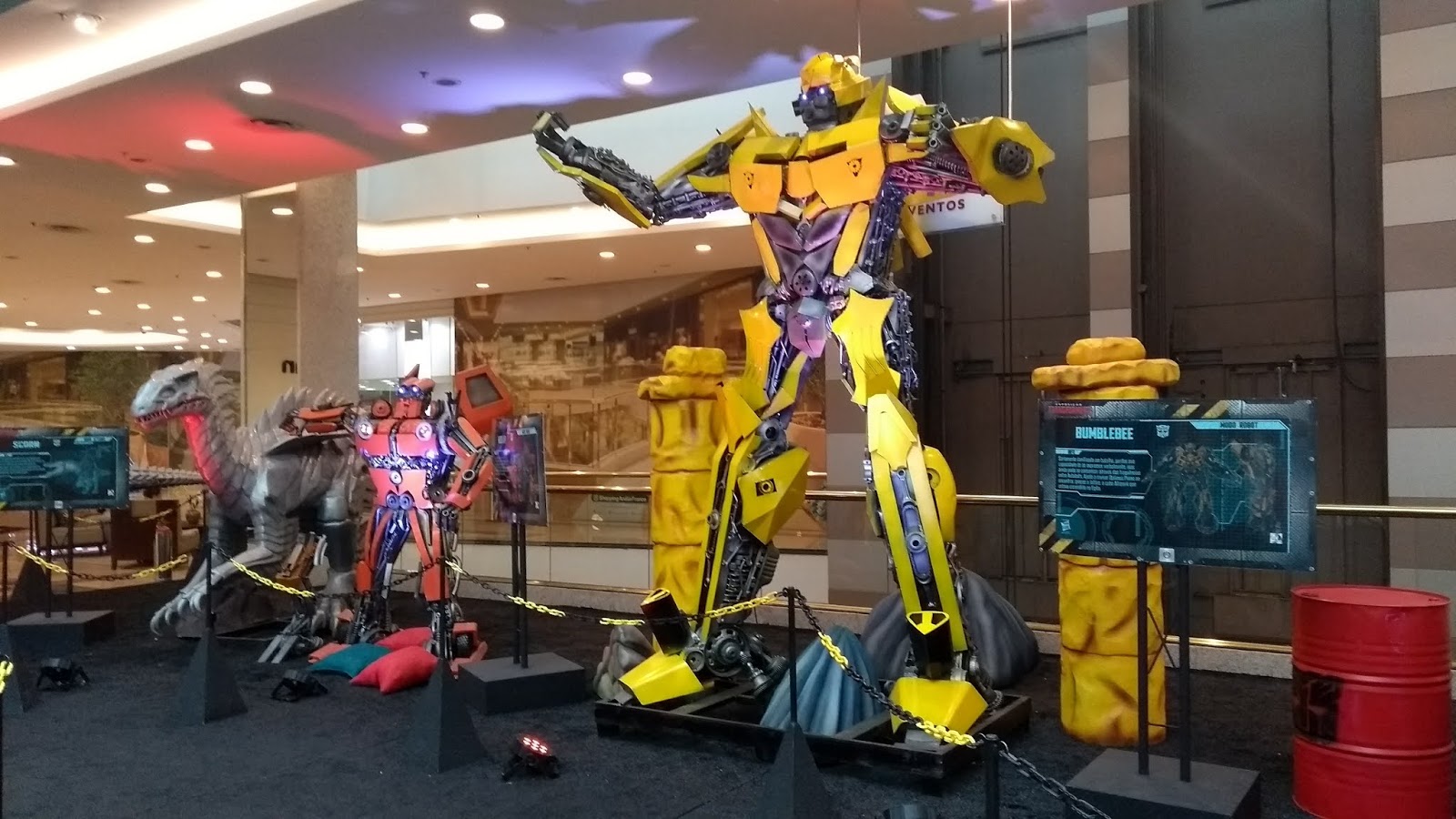 Shopping Vila Olímpia recebe exposição internacional "Transformers"