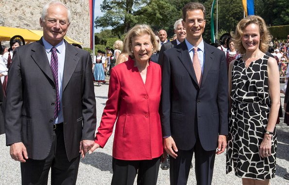 Princely Family of Liechtenstein attend National Day celebrations