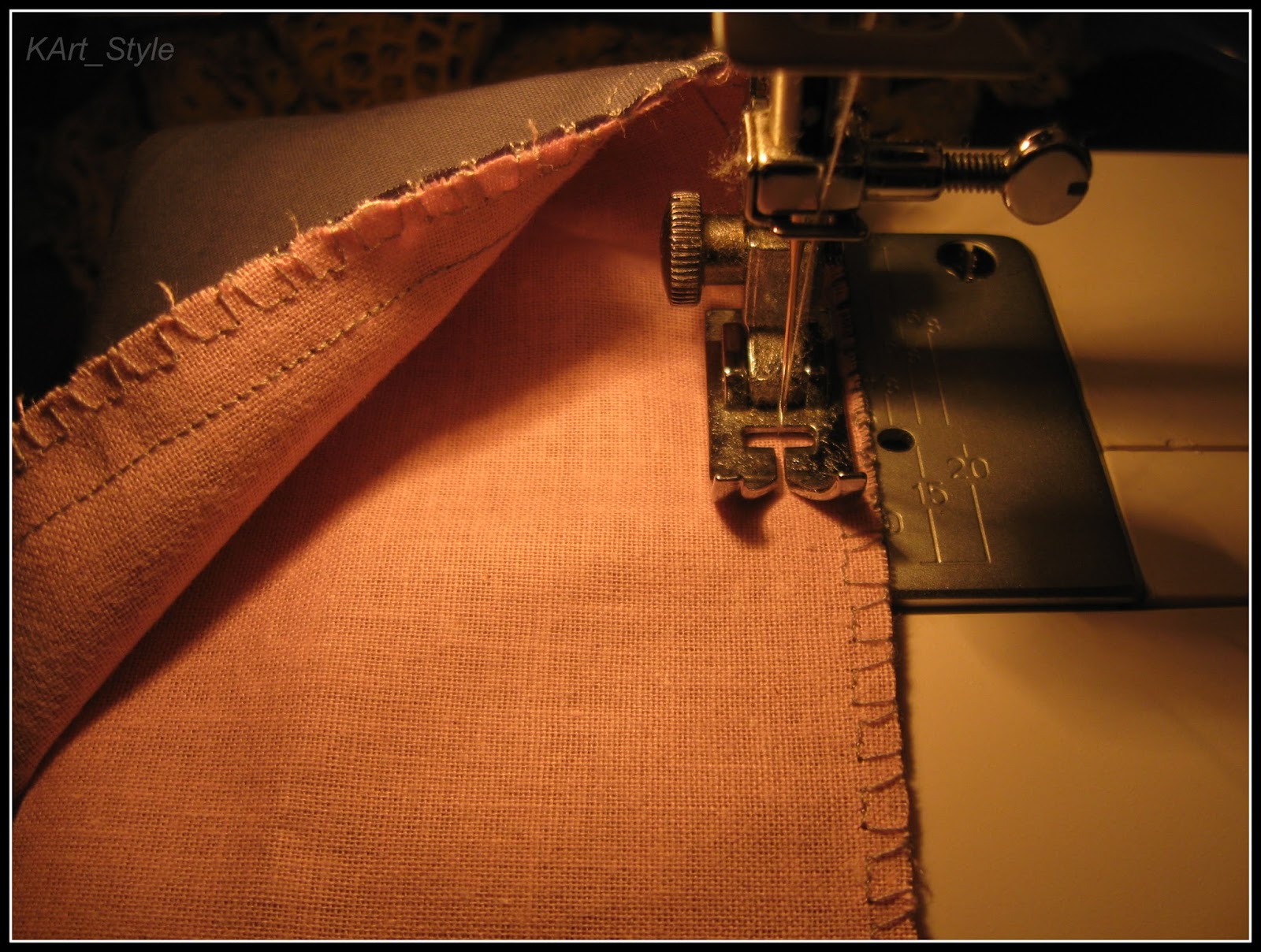 bibak - Dreams to sew: Zszywanie dwóch materiałów na płasko - tutorial