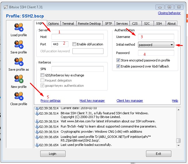 Cara menggunakan bitvise ssh client - harmonybasta