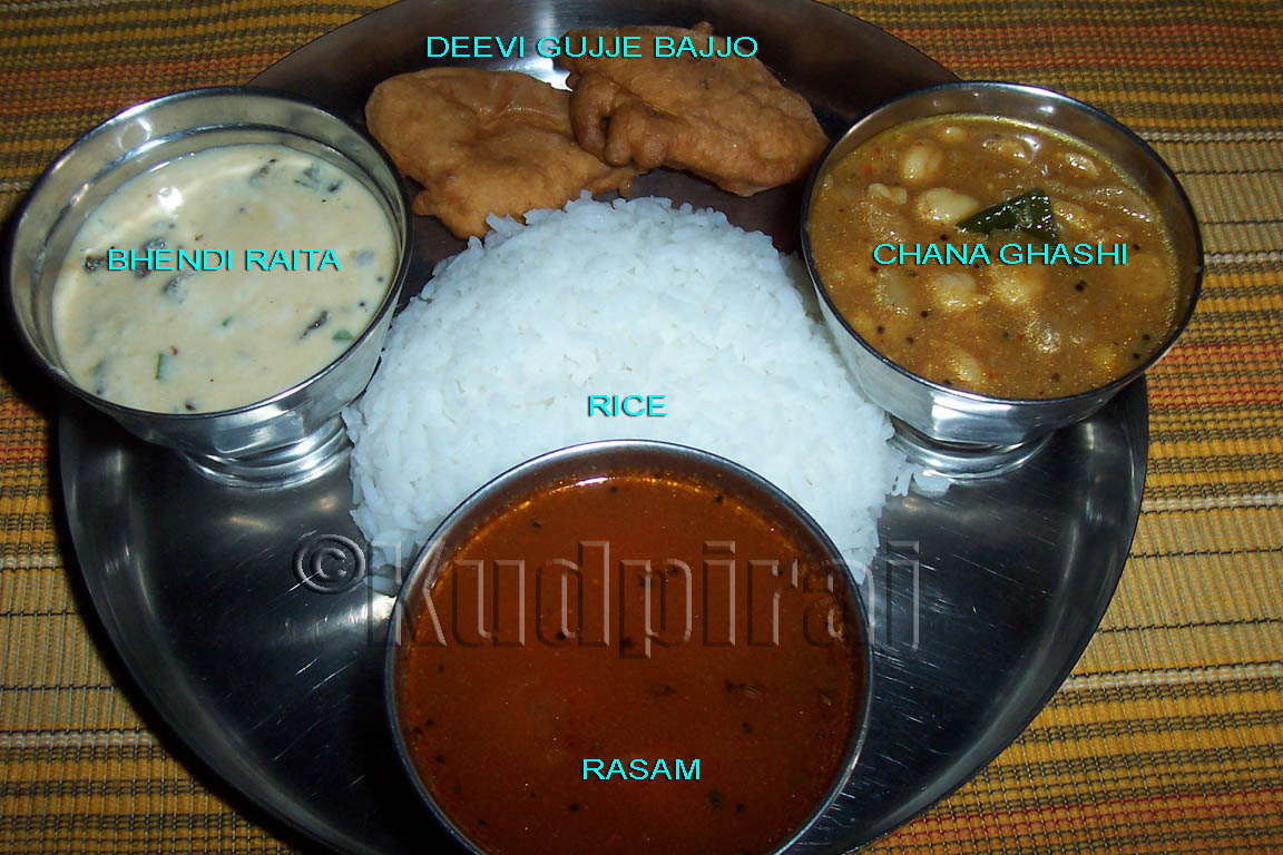 Kudpiraj's Garam Tawa: Typical GSB Thaali Meals - Part 1