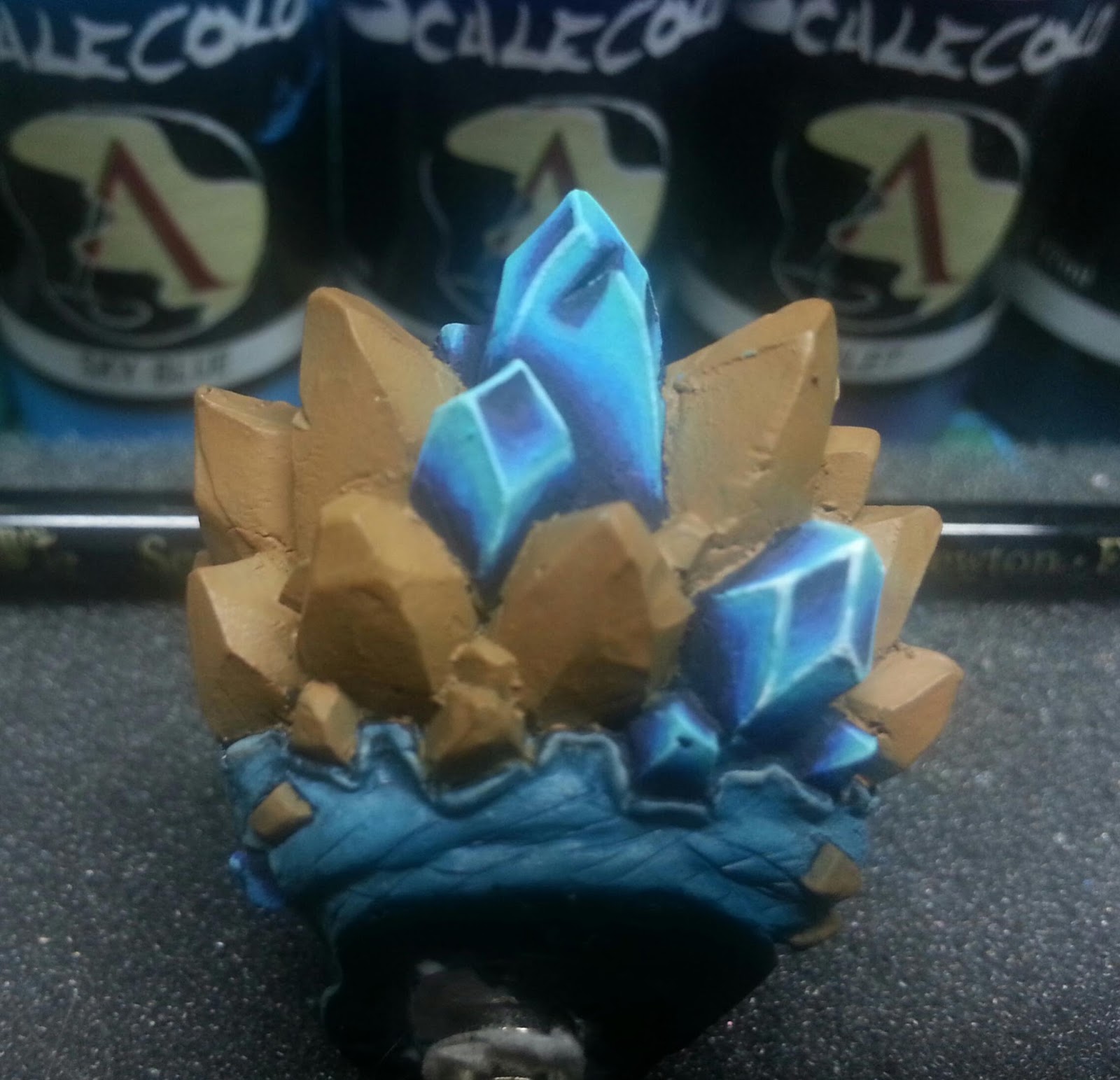 MF WARS: Minis & Modeling Monday - Painting Wood, Ice Gems, & Mold Making