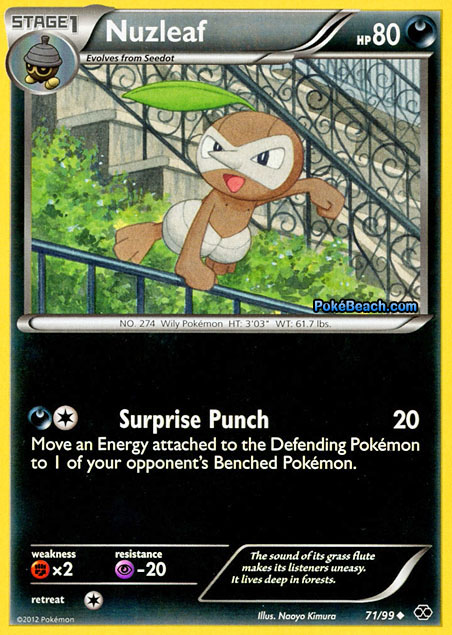Nuzleaf -- Next Destinies Pokemon Card Review | PrimetimePokemon's Blog
