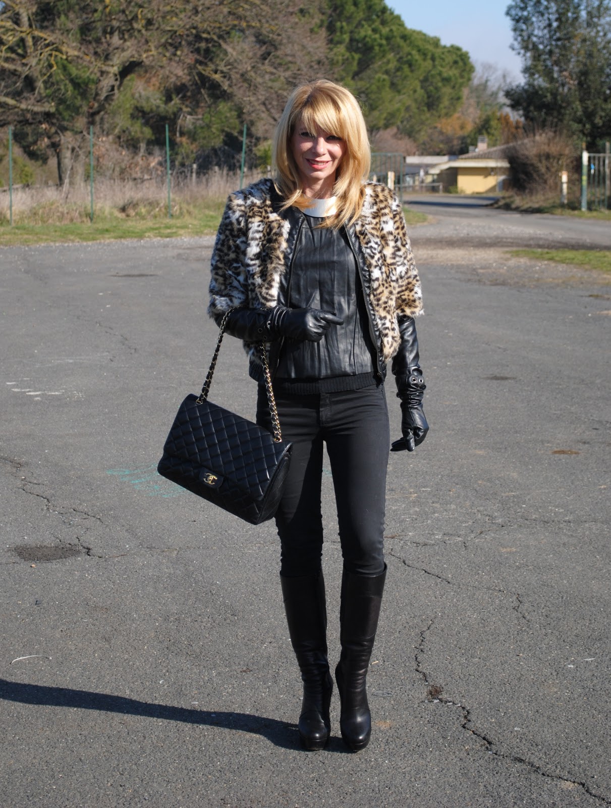 Barney's Leopard Print Jacket - Don't Call Me Fashion Blogger! Roma