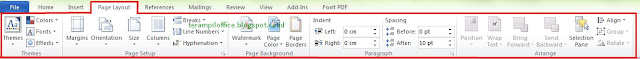 Tab Page Layout pada Microsoft Word 2010 - Terampil Office