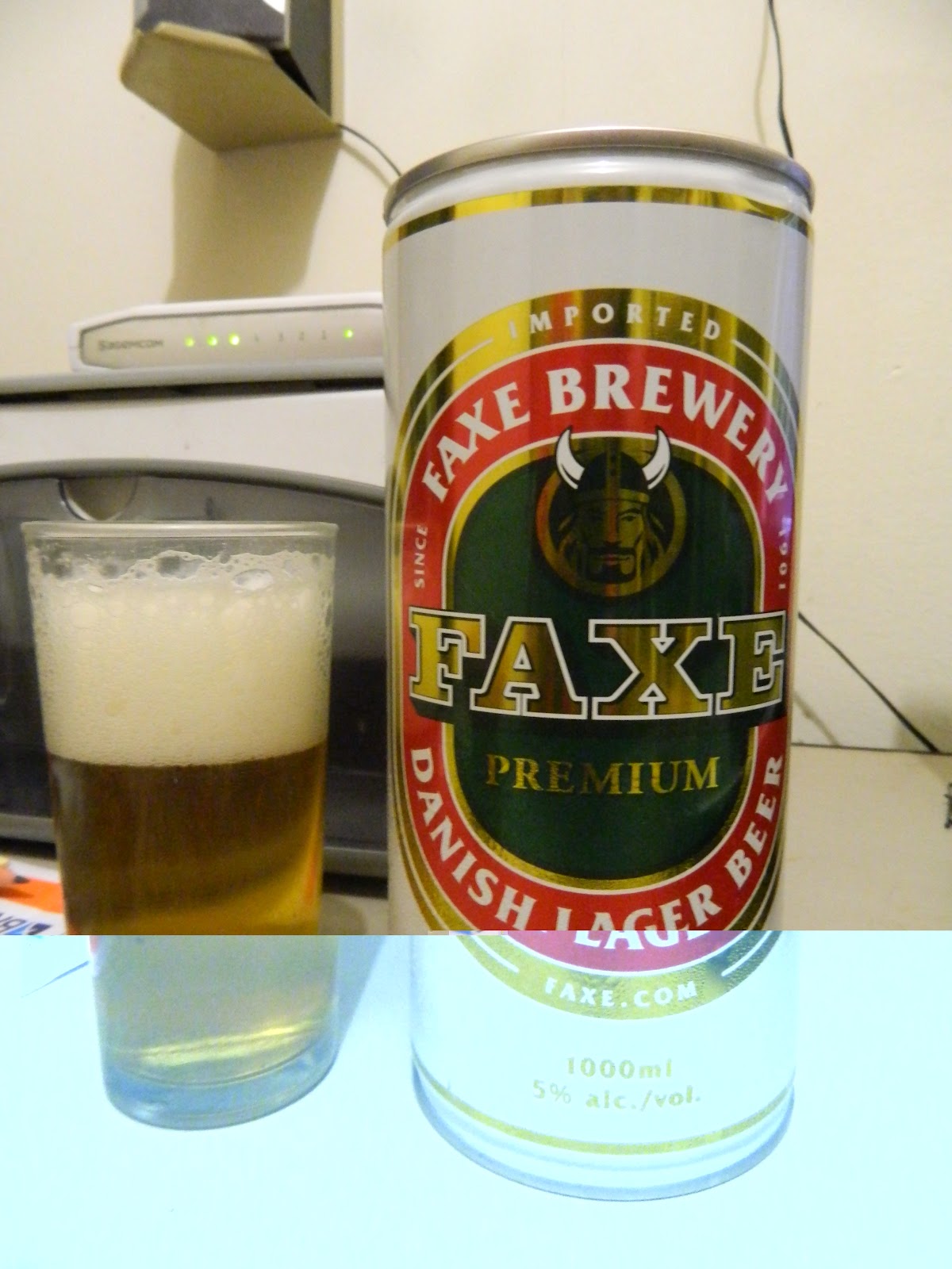 Minha última dieta!: Cerveja Faxe Premium 1 litro