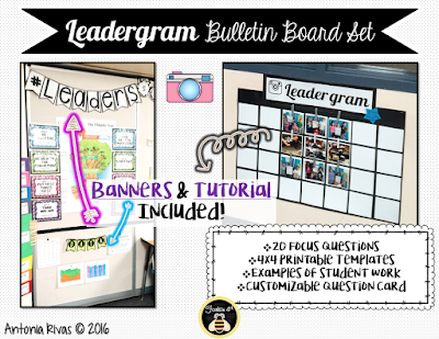 forkin4th: Inspiring Leaders with Leadergram! (Leader in Me Bulletin Board)