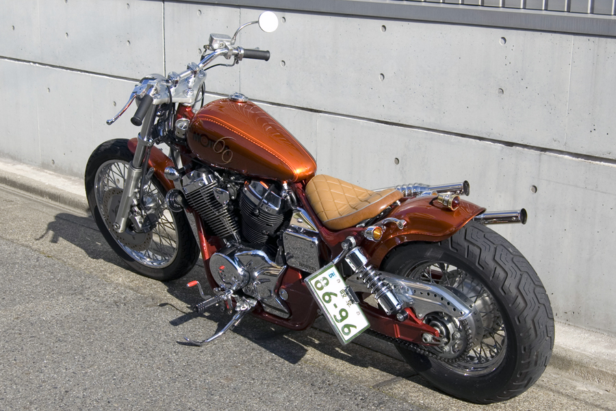 biker excalibur II: Shadow Slasher 400 Custom by Motor Rock