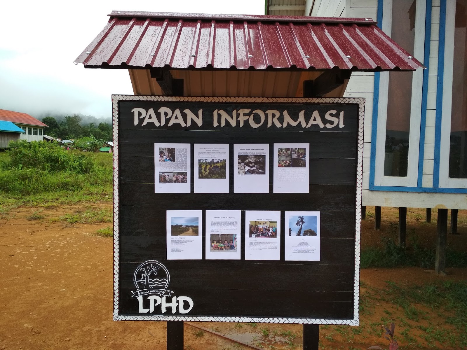 Zona Yuji: Papan Informasi Hutan Desa