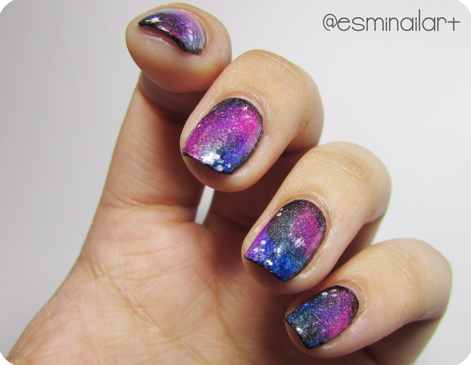 Mi nail art!: Galaxy Nails | Tutorial