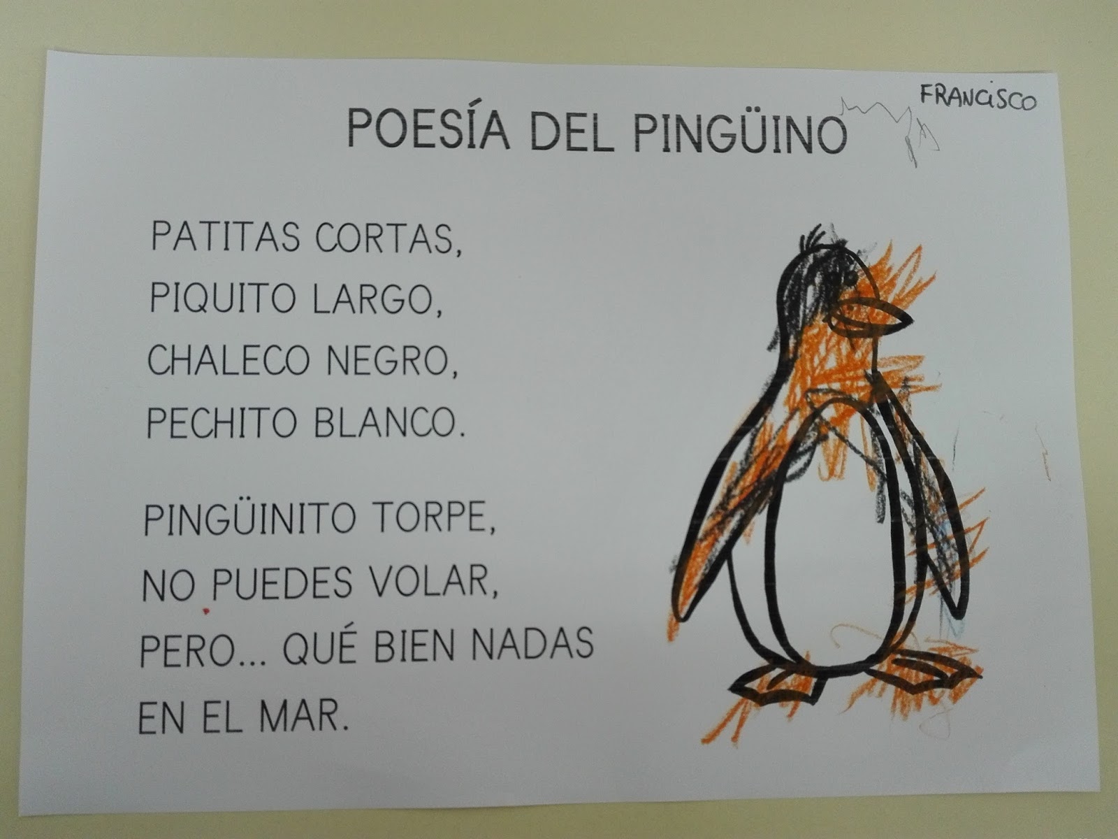 Juntos descubrimos el mundo: PROYECTO: "LOS PINGÜINOS"
