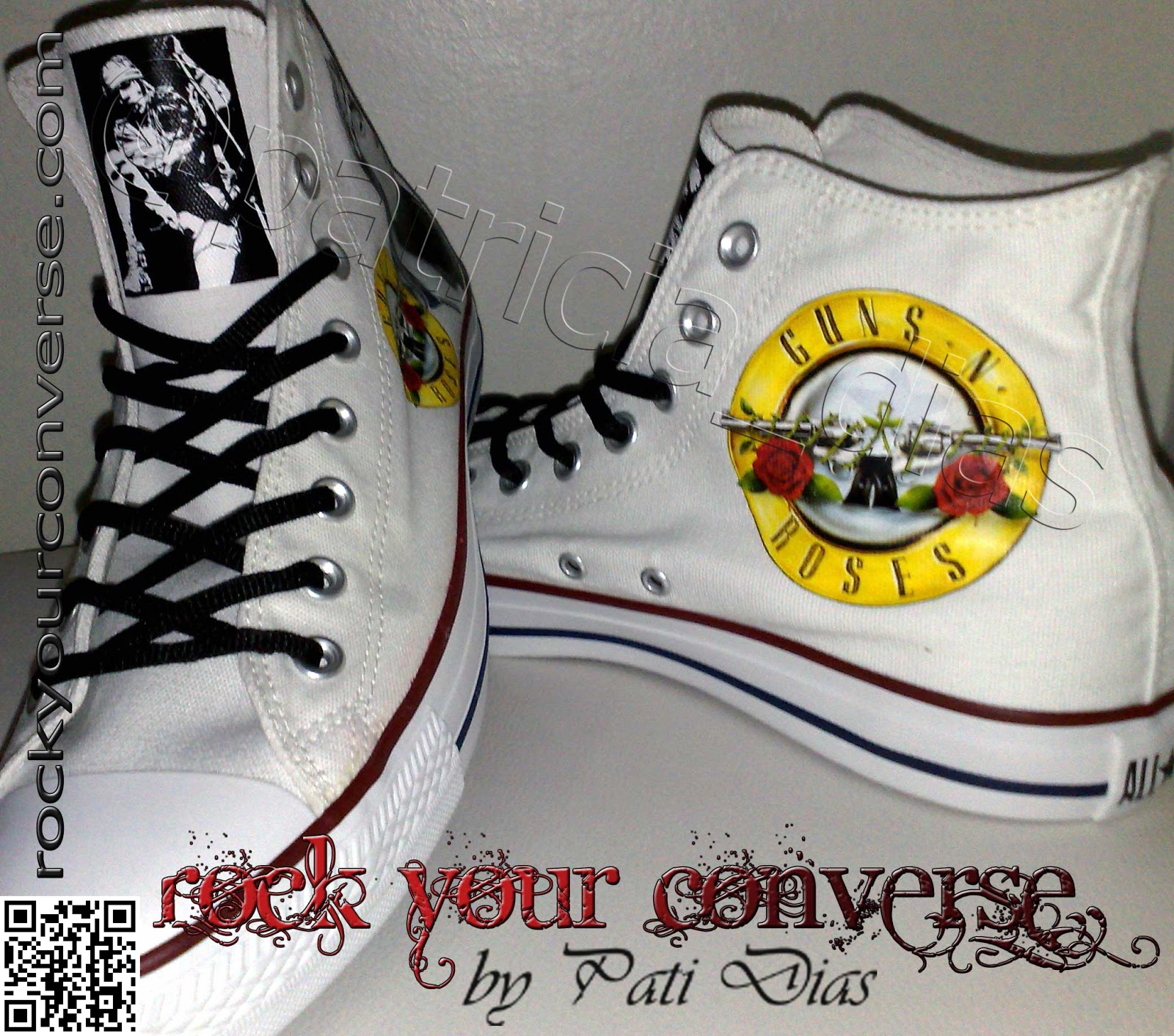 Converse All Star Customizado - Rock Your Converse!: Axl Rose (Guns N ...
