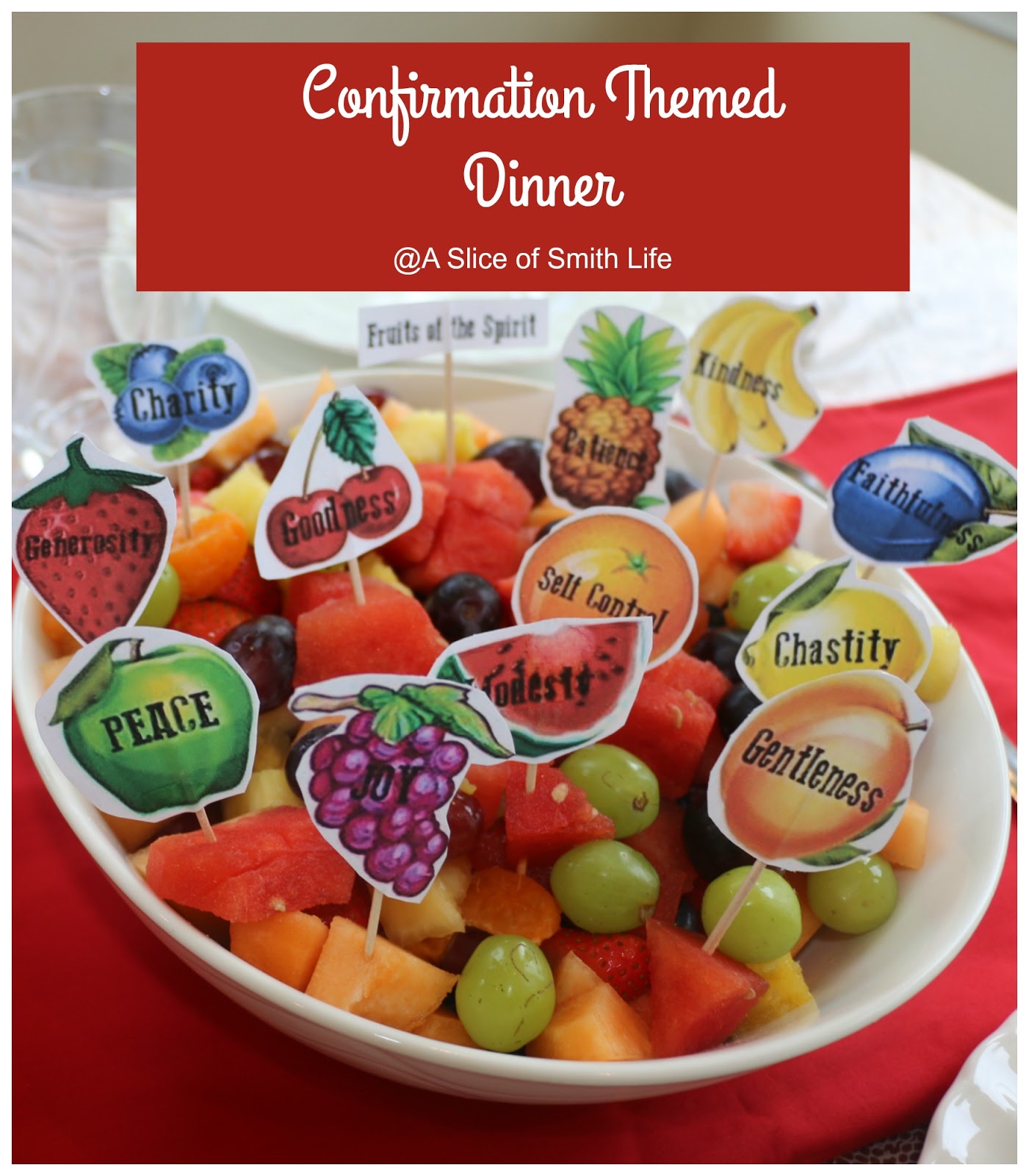 A Slice of Smith Life: My Daughter's 17th Birthday & Confirmation ...