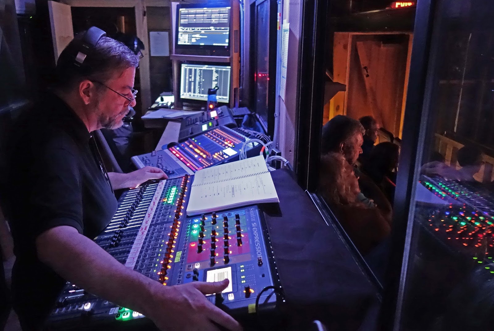 Joe's Retirement Blog: Inside the Control Room, Priscilla Beach Theatre ...