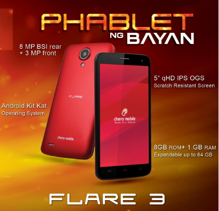 Cherry Mobile Flare 3 specs review: 5-inch quad-core smartphone with ...