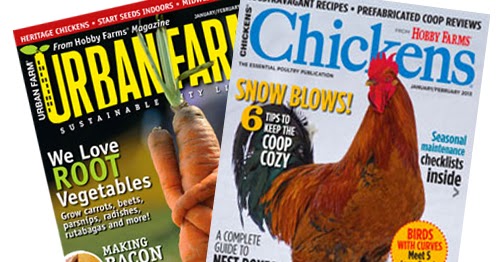 As Seen In Urban Farm & Chickens Magazines