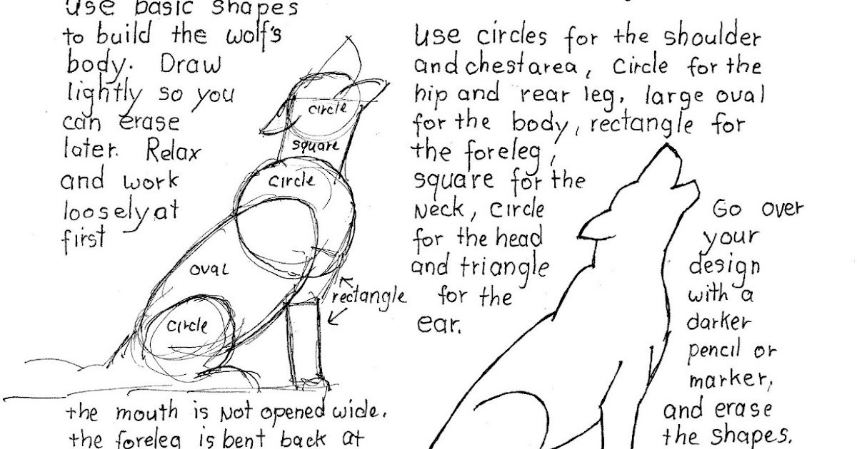 How To Draw A Werewolf Howling