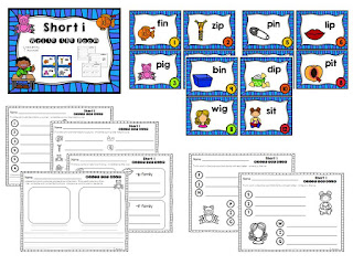 My First Grade Zoo: Write the Room - Short Vowels