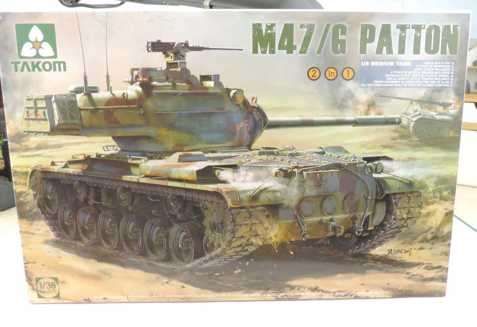 Pete's Model World : Takom M47/G Patton