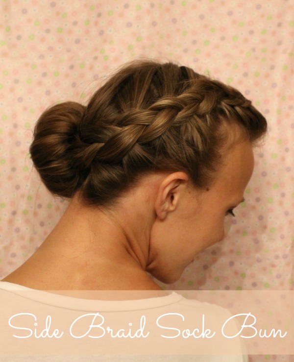 SIDE BRAID SOCK BUN | Sue's News