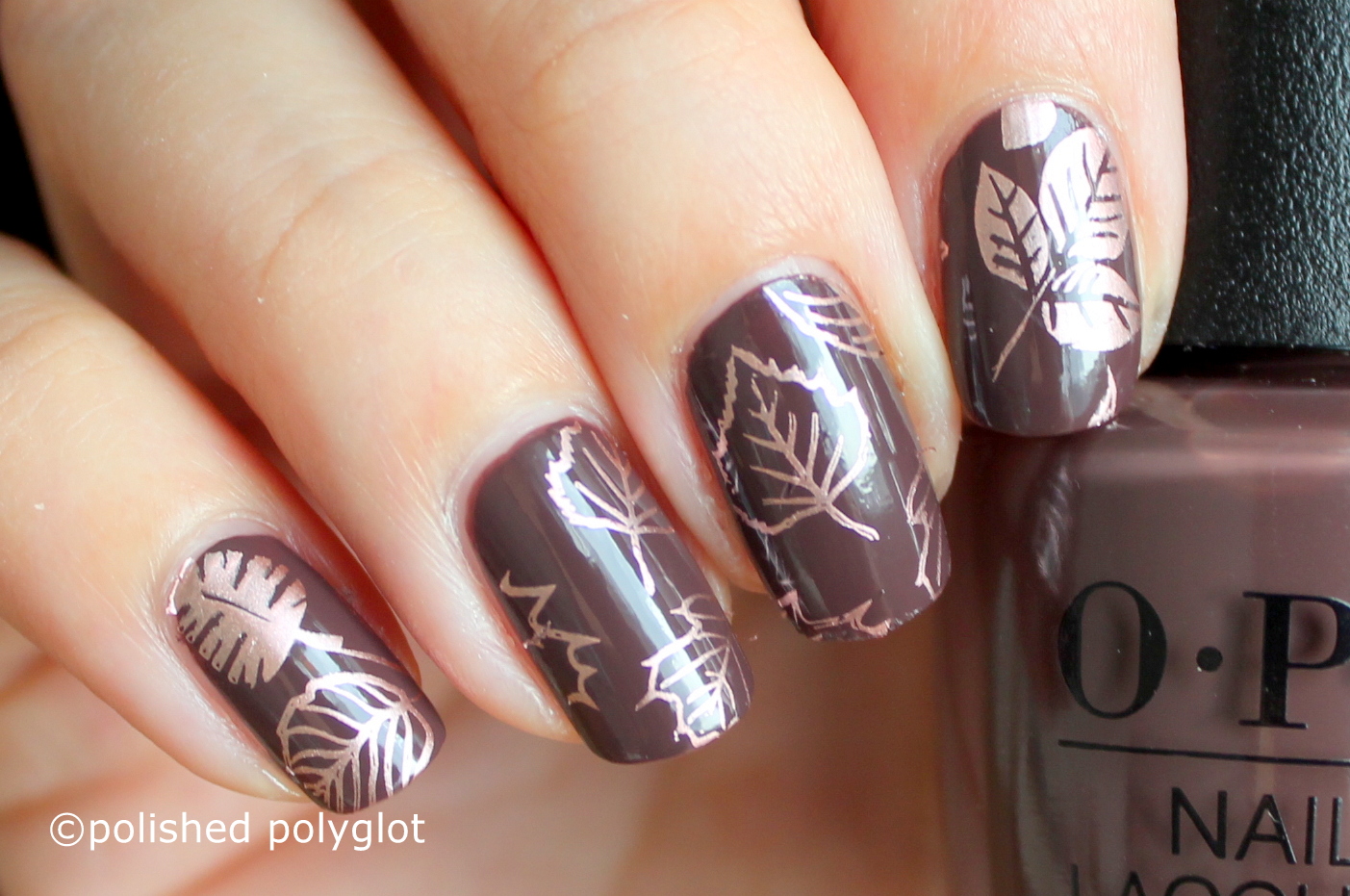 Nail Art │ Simple autumn nails [26GNAI] / Polished Polyglot