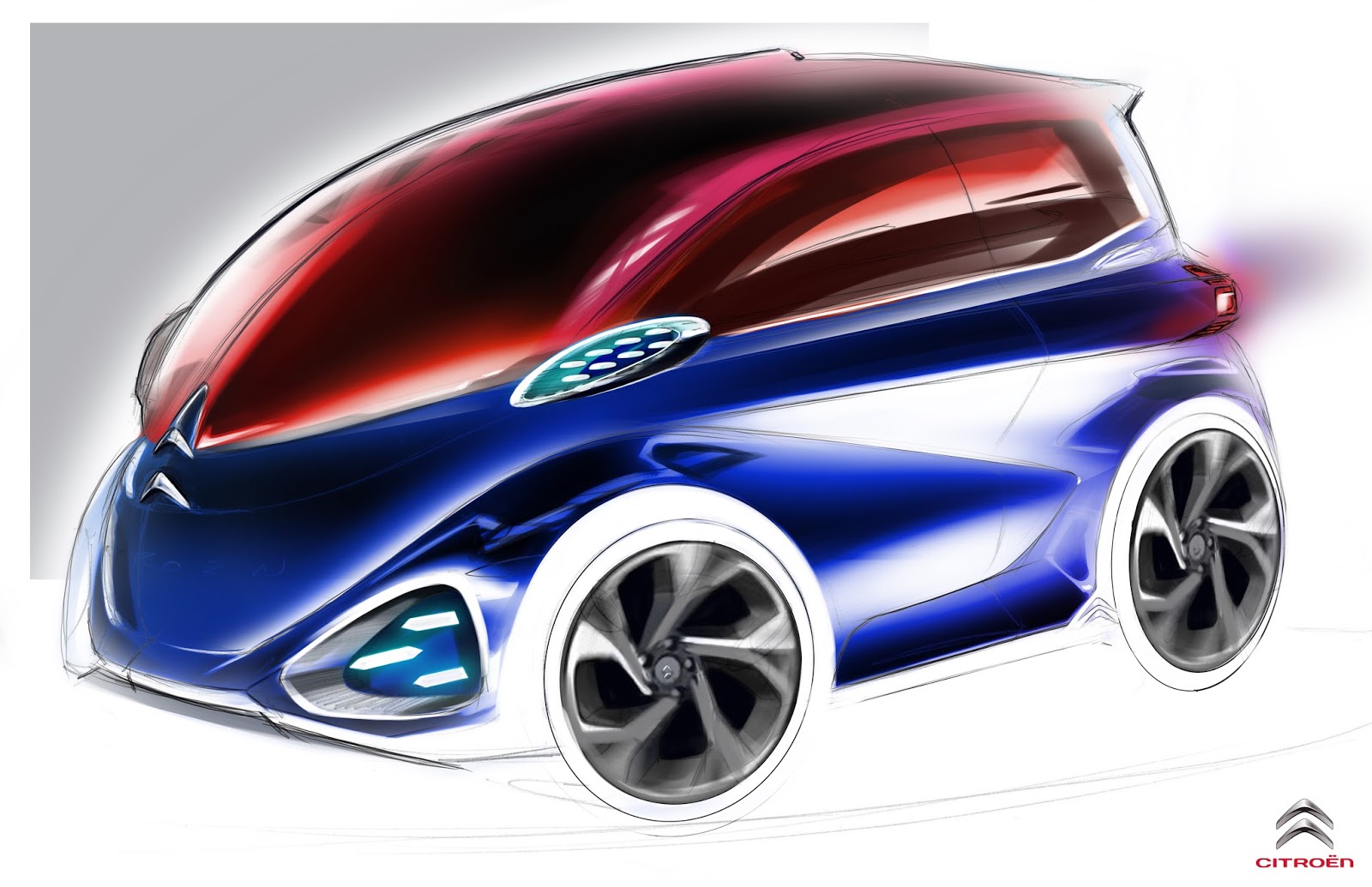 hjo design lab: CITYCAR IDEATION SKETCHES (CITROEN, Ready for Render ...