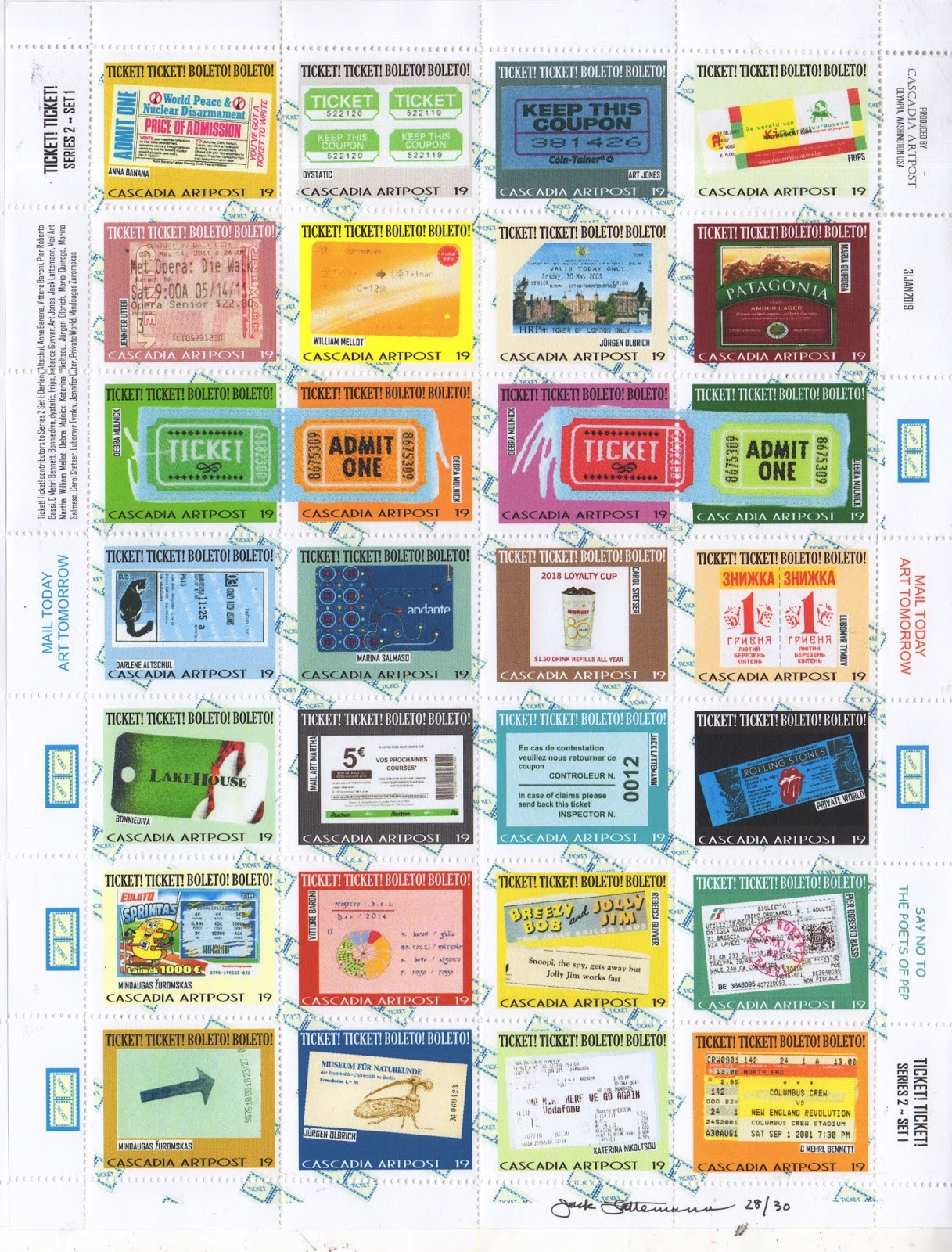 The Postal Ledger: Three cheers for Ticket! Ticket!