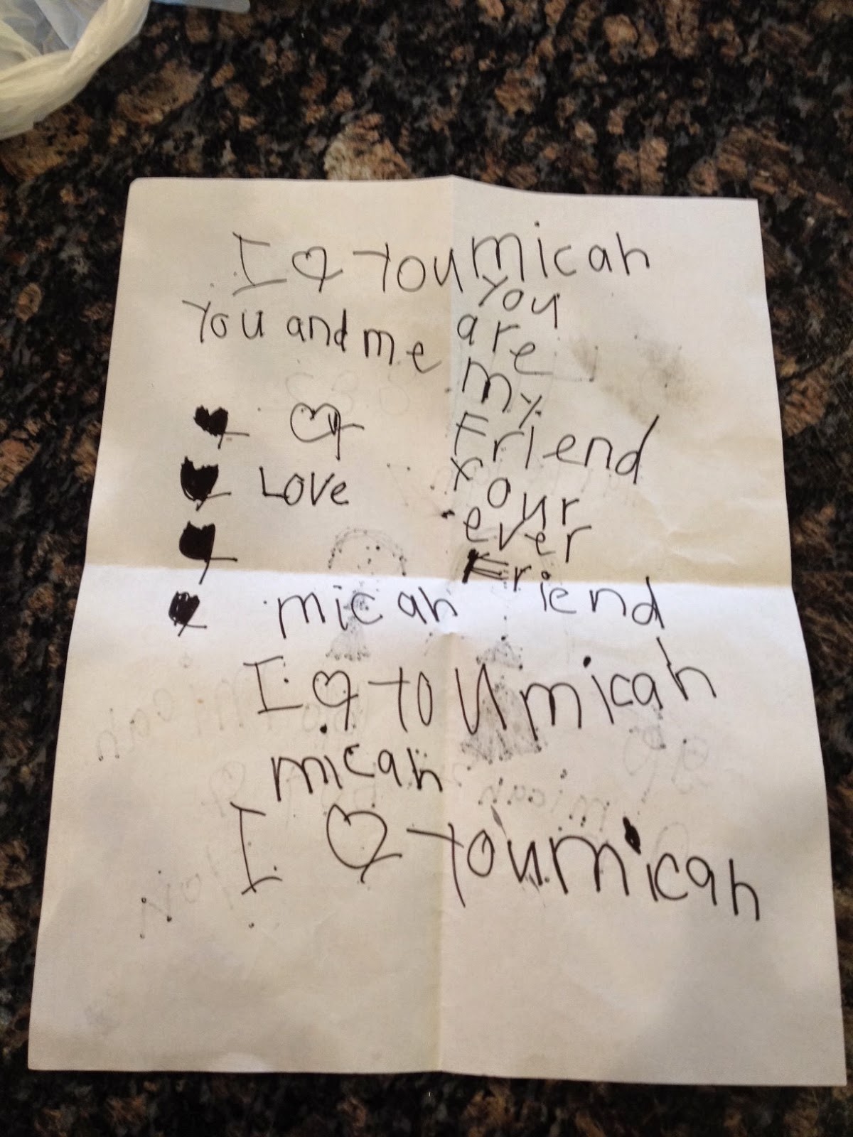 Kar's Kith and Kin: First Love Letter