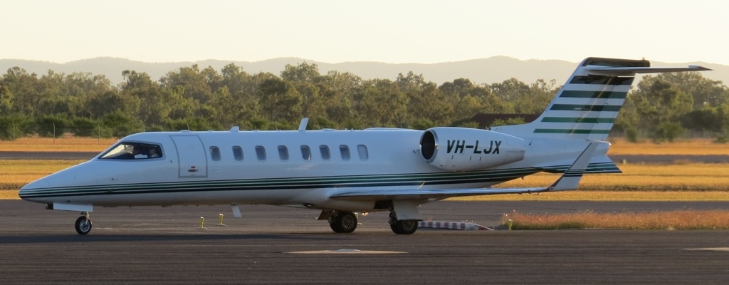 Central Queensland Plane Spotting: Jet City (Melbourne) Learjet 45 ...