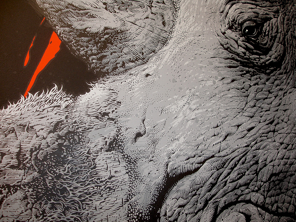 INSIDE THE ROCK POSTER FRAME BLOG: Aaron Horkey 'Only Death Is Real ...