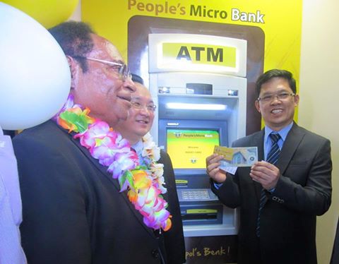 People’s Micro Bank Launches ATM, EFTPOS and Website launching - Papua ...