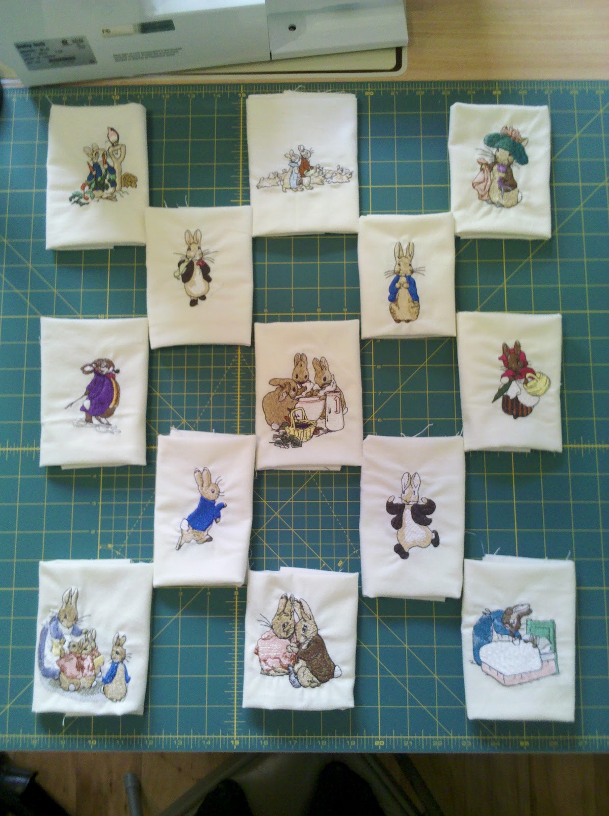 PURPLE SAGE ORIGINALS: Rag Quilt with Characters from Beatrix Potter's ...