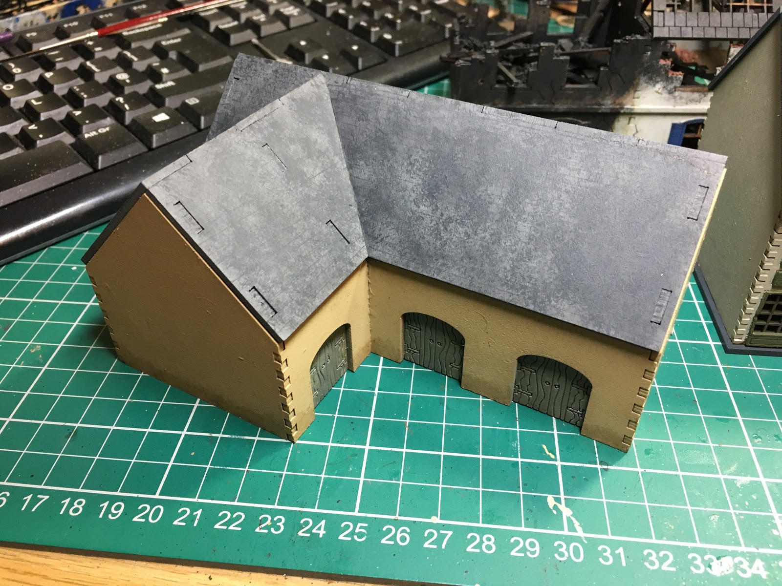 Mad Tin Hatter!: Finished!: 15mm Mdf buildings