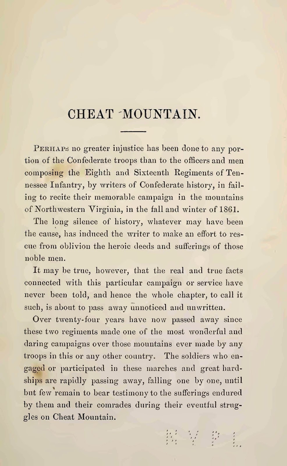Pocahontas Commentator Plus: The Cheat Mountain Campaign