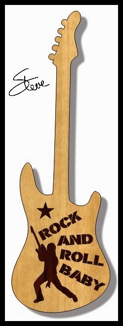 Scrollsaw Workshop: Rock and Roll Guitar Scroll Saw Pattern.