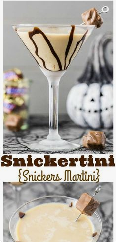 Snickertini – Snickers Chocolate Martini - EASY LOW CARB