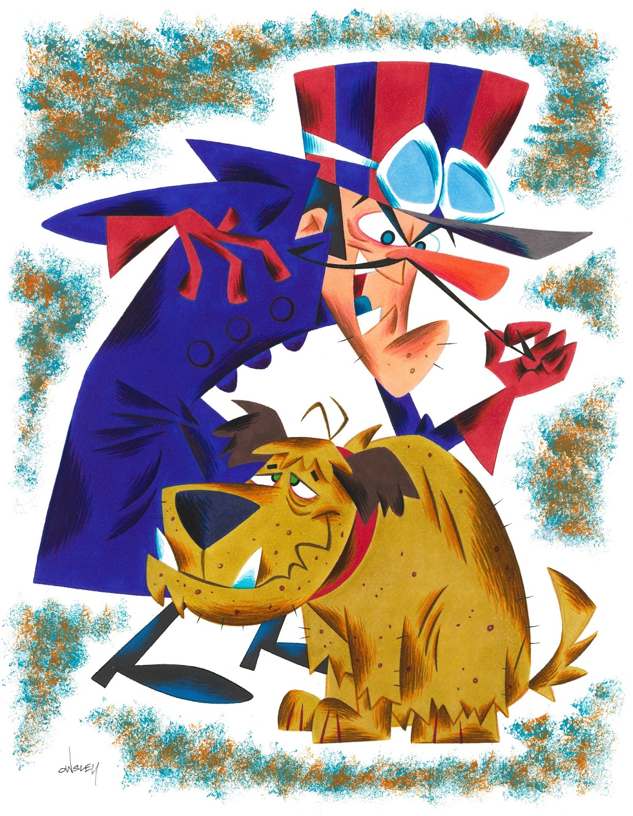 Patrick Owsley Cartoon Art and More!: DASTARDLY and MUTTLEY...NEW ART ...