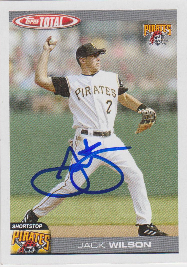 Autographed Cards: 2004 Topps Total, Jack Wilson
